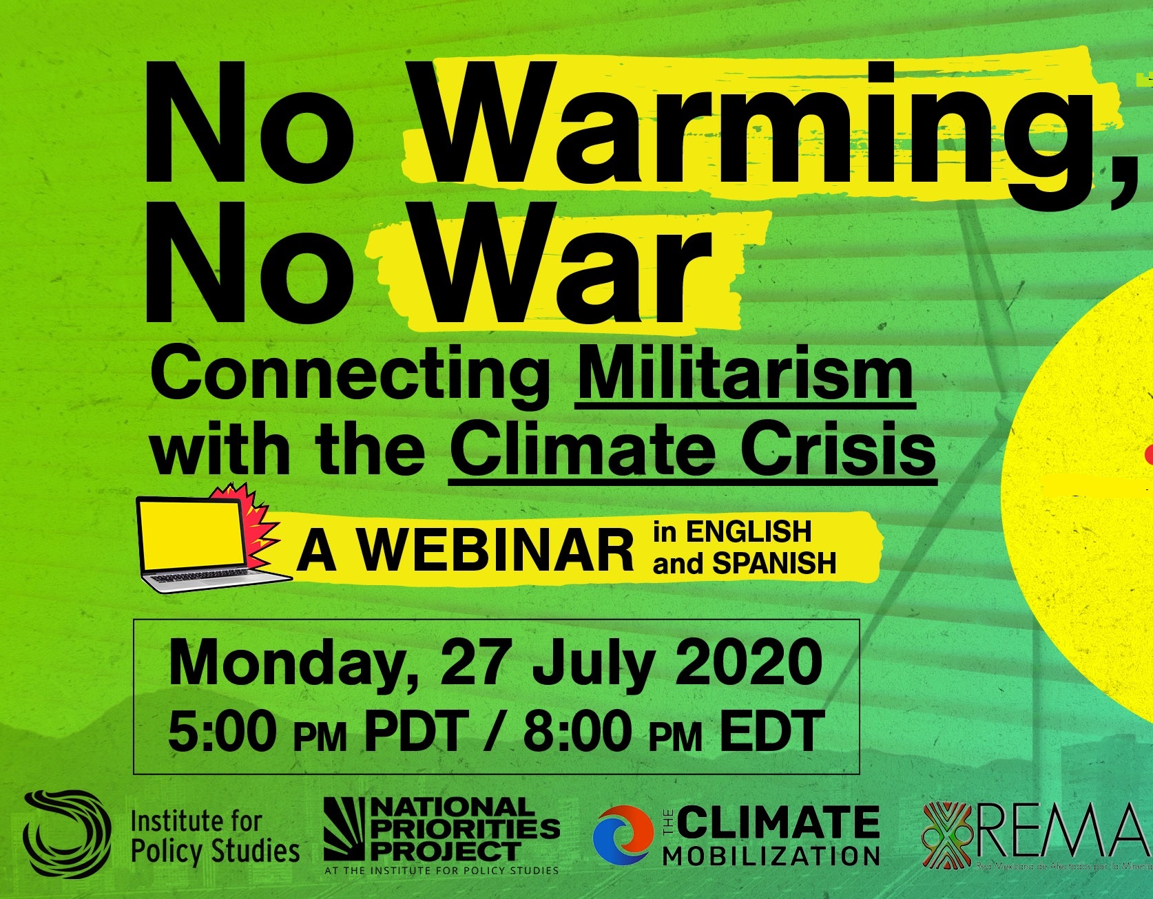 No Warming, No War: Connecting Militarism with the Climate Crisis ...